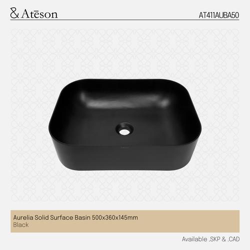 Promo ATESON AT411AUBA50 Aurelia Solid Surface Basin 500x360x145mm ...