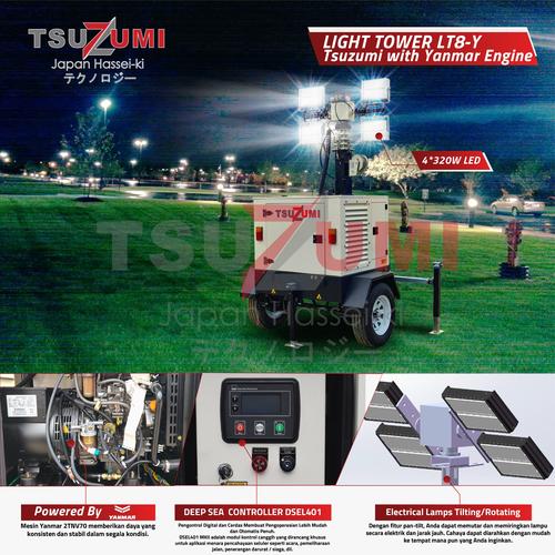 Promo Genset Tower Light Tsuzumi LT8 - Y / Light Tower Yanmar Japan ...