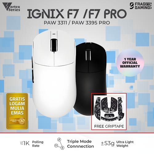 Jual VortexSeries IGNIX Series F7 Mouse | Ultra Light Wireless Tri Mode ...