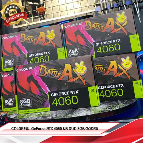 Promo COLORFUL GeForce RTX 4060 NB DUO 8GB GDDR6 | VGA Gaming RTX 4060 ...