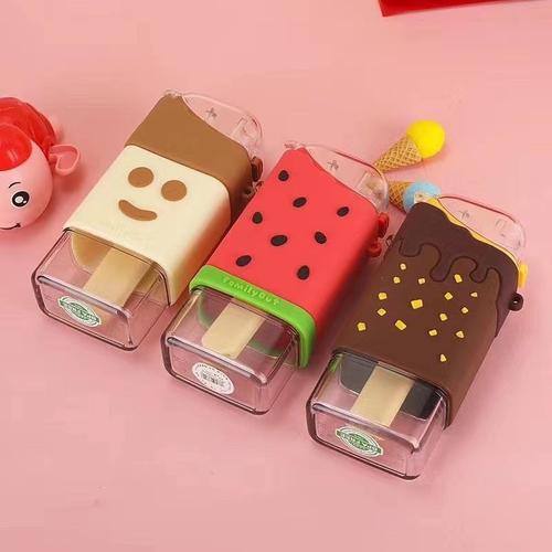 Jual Botol Minum Anak Ice Cream 300 ml Include Tali Botol Es Krim ...
