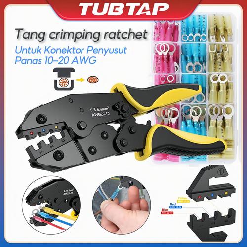 Promo Tubtap Alat Crimping untuk Konektor Penyusutan Panas, Alat Doplop ...