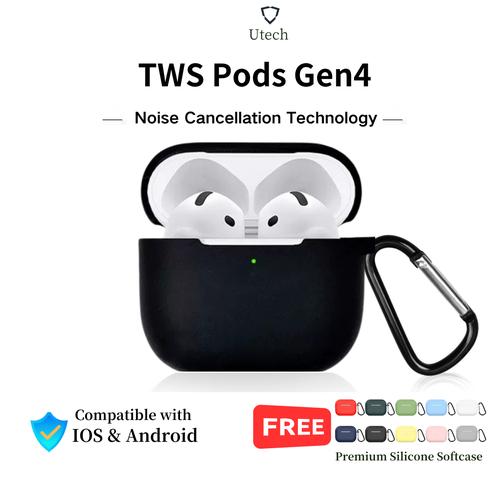 Jual Utech TWS Bluetooth Gen4 Active Noise Cancellation Headset ...
