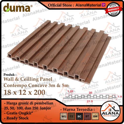 Jual Wall & Ceiling Panel Contempo Fluted 18 x 12 x 200 WPC merk Duma ...
