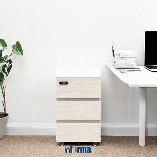Jual Informa Sieben Laci Kantor 3 Tingkat - Putih Ivory Laci Kabinet ...
