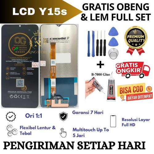 Promo Lcd original Y15S Free lem Dan obeng Full set / Lcd Touchscreen ...