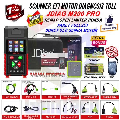 Jual JDiag M200 PRO Bisa Remaps Motor Scanner Function Diagnostic Tool Remap Diagnosis M 200 Pro ...