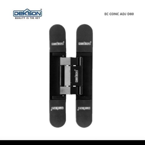 Jual ENGSEL TANAM DEKKSON ADJ ES CONC 01 D80 MATT BLACK CONCEALED HINGE ...