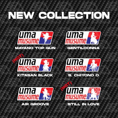 Jual STICKER STIKER CUTTING PREMIUM JDM PARODI UMA RACING - UMA MUSUME ...