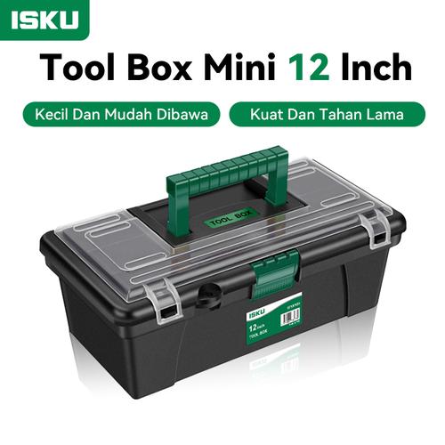 Promo ISKU tool box besar 12 inch bahan pp kotak alat kotak alat tahan ...