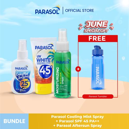 Promo Bundle PARASOL Suncreen Complete Protection (Lotion SPF45 50ML ...