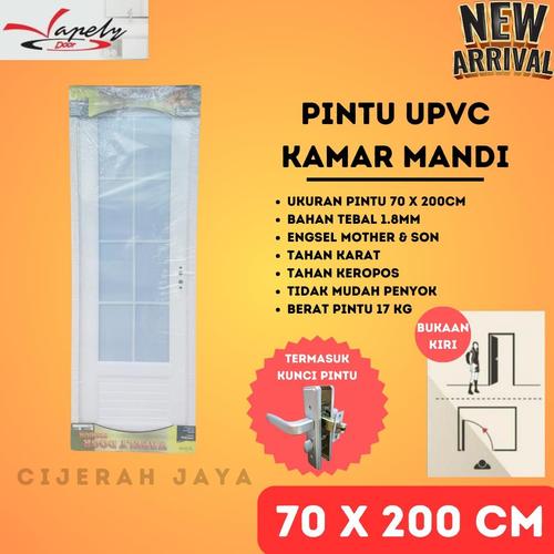 Jual PINTU UPVC KAMAR MANDI TOILET 70X200 / PINTU UPVC TEBAL SERBAGUNA ...
