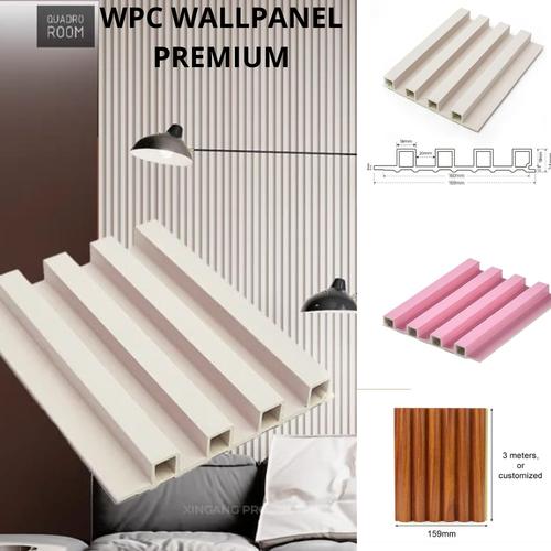 Jual (PAKET 2PCS) WPC WALL PANEL dinding premium woodpanel PVC panjang ...