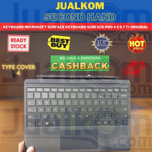 Jual Keyboard Microsoft Surface Keyboard Surface Pro 4 5 6 7 7+ Original - Type Cover 3 ...