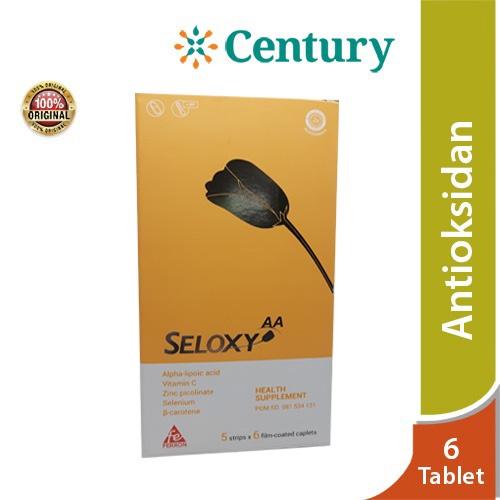 Promo Seloxy AA strip isi 6 Tablet/Vitamin C A/Zinc/ Antioksidan ...