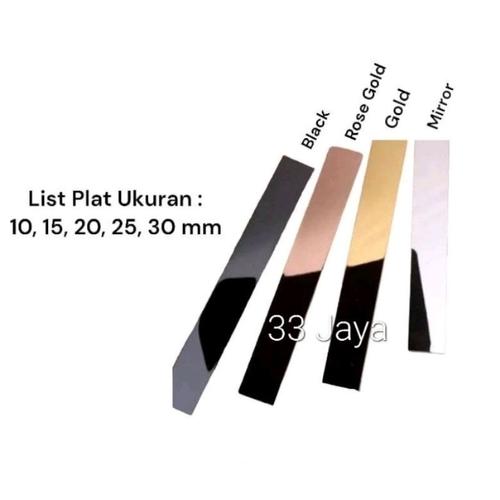Jual List Plat Strip 30 Mm 3 Cm Gold Per Lonjor 3 Meter - Kota Depok ...