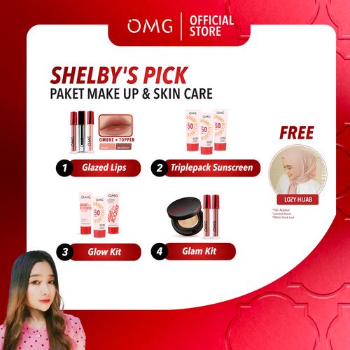 Promo OMG x Shelby's Pick - [BELI 3 LEBIH CUAN] Paket Make Up & Skincare - Ombre Lip Cream Warna ...