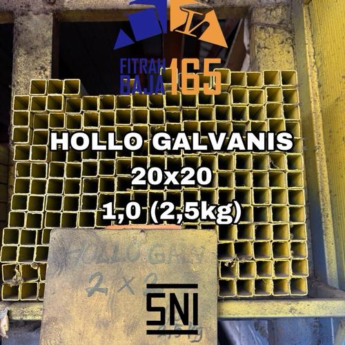 Jual BESI HOLLOW/HOLLO/HOLO GALVANIS UKURAN 20X20 Baja - 1,0 - Kota ...