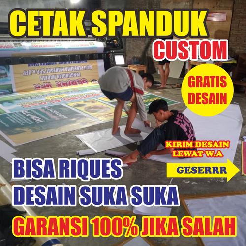 Promo cetak mmt banner spanduk baliho murah custom bahan 280 gr ...