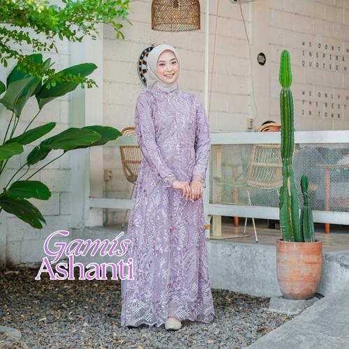 Promo RAISHA - Ashanti Gamis Kondangan 2024 Bahan Full Tile Brokat ...