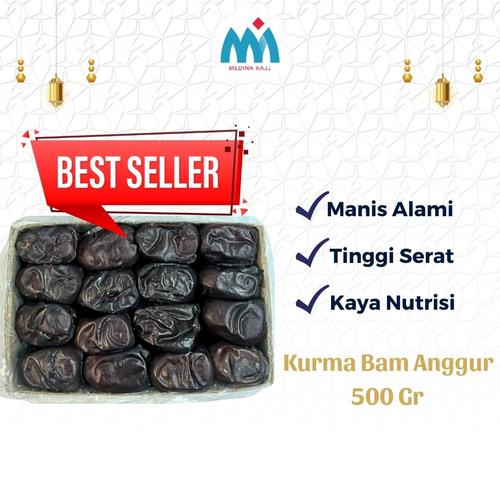 Promo Kurma Bam Anggur 500 gr Kurma Bam Anggur Jumbo Empuk - Kota ...