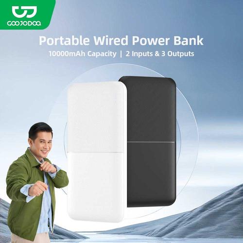 Promo GOOJODOQ x Afdhal Portable Wired Powerbank 10000 mah Charging ...