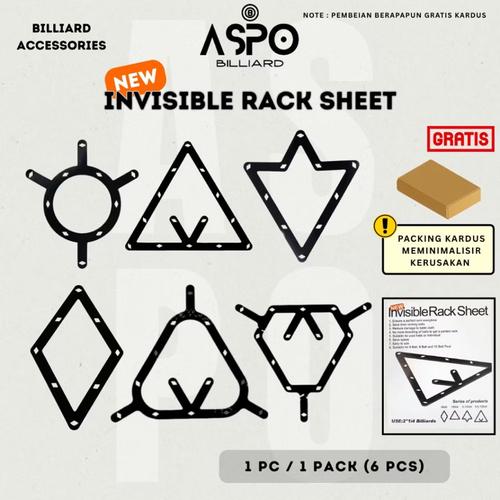 Promo Invisible Magic Rack Sheet Biliard Ball Pro || Segitiga Rak ...