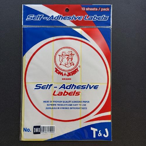 Jual Tom Jerry Label No.101 | Label Polos Ukuran 50X100mm Kotak | Self ...