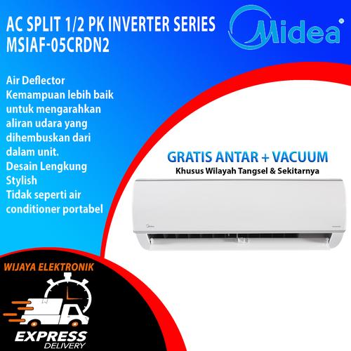 Promo Midea AC Inverter 1/2 PK MSIAF-05CRDN2X Unit Indoor & Outdoor ...