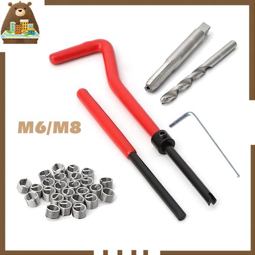Jual 30pcs Metric Thread Repair Kit M6 M8 Recoil Helicoil Car Pro Coil ...