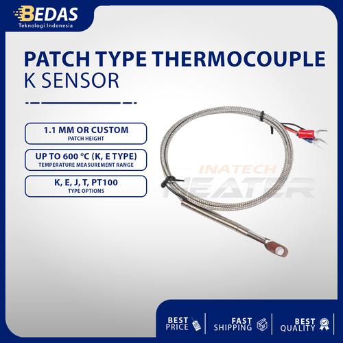Jual HIGH-ACCURACY K-TYPE SURFACE PATCH TEMPERATURE SENSOR THERMOCOUPLE ...