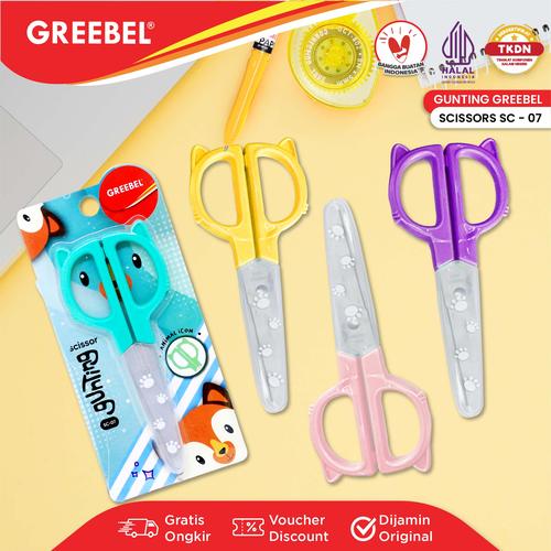 Promo GREEBEL Gunting Mini Gunting Anak (GUNTING SC-07) / Gunting ...