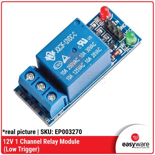 Jual Relay module 1 channel relay module low trigger 12V DC - 5V Songle ...