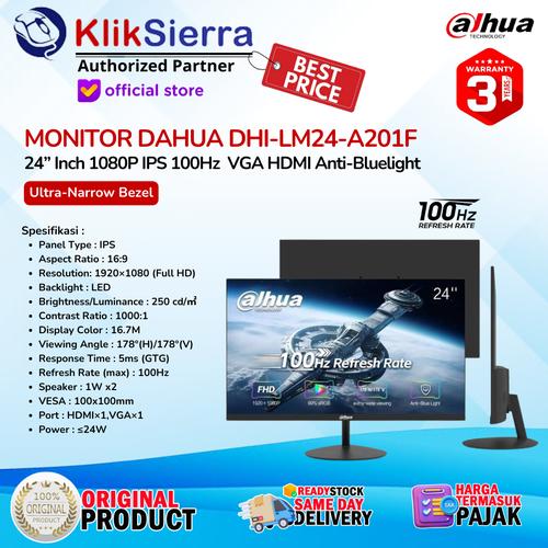 Jual CCTV Monitor LED DAHUA 19" Inch LM19-A202F | 22" Inch LM22-A200Y | 24" Inch LM24-A201F ...
