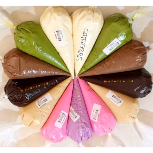 Jual Selai Coklat Premium Topping Glaze dengan Rasa Lumer Halal Vanilla ...