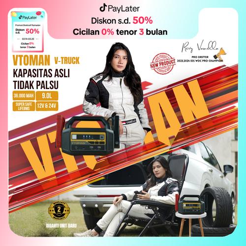 Promo Vtoman V-Truck Jumper Aki Mobil Dan Motor kapasitas 135Wh, Jumper ...