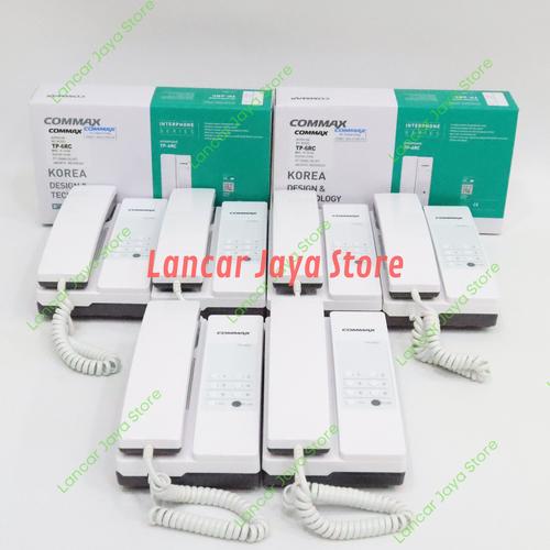 Jual Paket Intercom Commax TP-6RC (6 pcs) Interphone Interkom Kabel ...