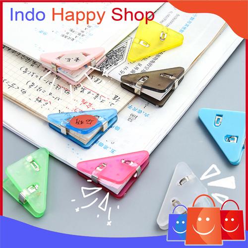 Promo Penjepit Kertas Akrilik Penjepit Sudut Kertas Segitiga Acrylic ...
