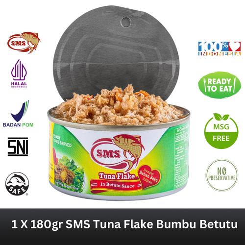 Promo Ikan Tuna Kaleng SMS - Tuna Flake Bumbu Betutu Khas Bali 180gr ...