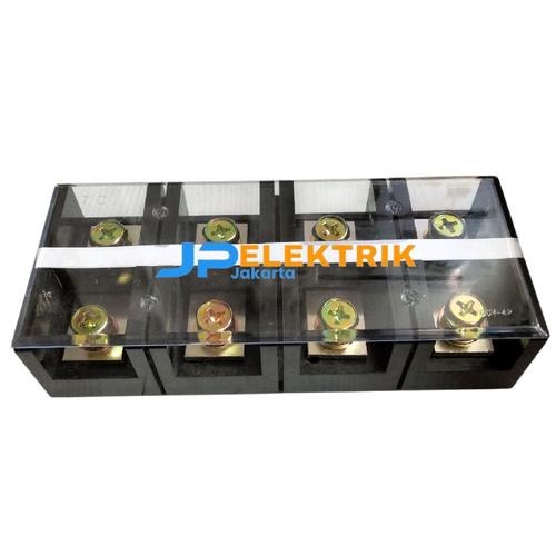 Jual Terminal Blok 300A 4 Pole tipe TC 3004 Terminal Block 4 Pole 300A ...