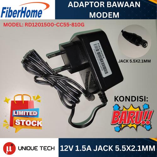 Jual ADAPTOR FIBERHOME 12V 1.5A 12 V 1.5 A ORIGINAL POWER ONT MODEM ...