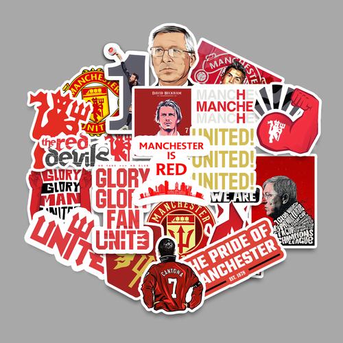 Promo STICKER PACK - MANCHESTER UNITED F.C. | STICKER KOPER STICKER ...