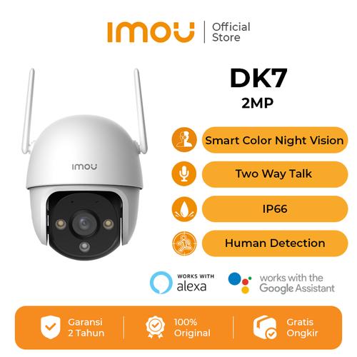 Promo [ONLINE EXCLUSIVE] IMOU DK7 2MP Smart IP Camera CCTV Wi-Fi Outdoor (Smart Full-color Night ...