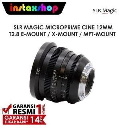 Promo SLR MAGIC MICROPRIME CINE 12mm T2.8 Lens E-Mount X-Mount MFT-Mount - Fuji X-Mount Cicil 0% ...