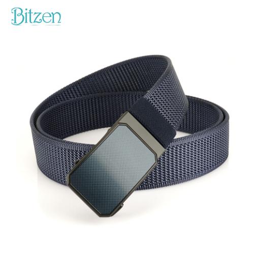 Promo BITZEN Ikat Pinggang Pria Rekomendasi Nylon Canvas Kepala Zinc ...