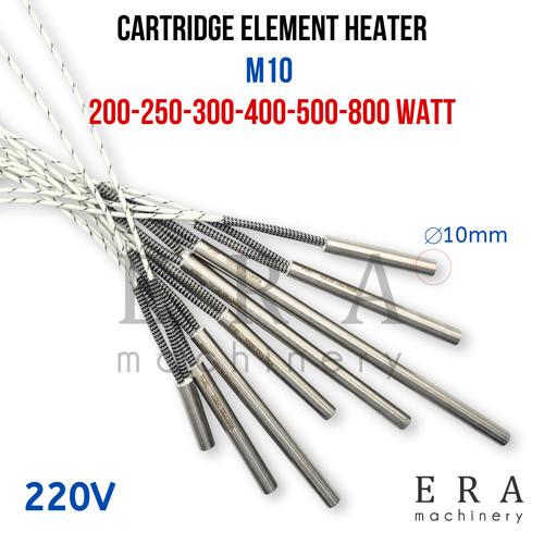 Jual Cartridge Heater 220V M 10 x 40 60 80 100 120 150 200mm Element ...