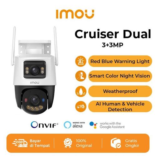 Jual IMOU CRUISER DUAL 6MP (3MP+3MP) 2K KAMERA SMART CCTV / IP CAM WI ...