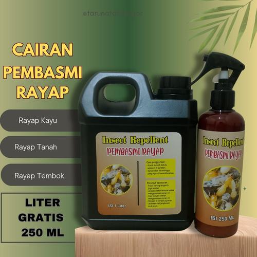 Promo Cairan Pembasmi Rayap Kayu/Rayap Tanah/Teter Kayu Isi 1 Liter ...