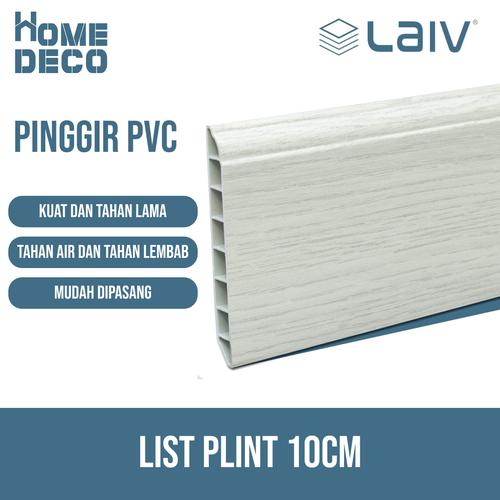 Jual LAIV List Plint Lantai WPC 10CM Lis Tembok Parkit Plank WPC ...