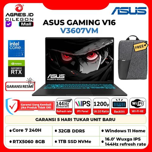 Promo Asus Gaming V16 V3607VM Intel Core 7-240H RTX5060 8GB RAM 16GB ...